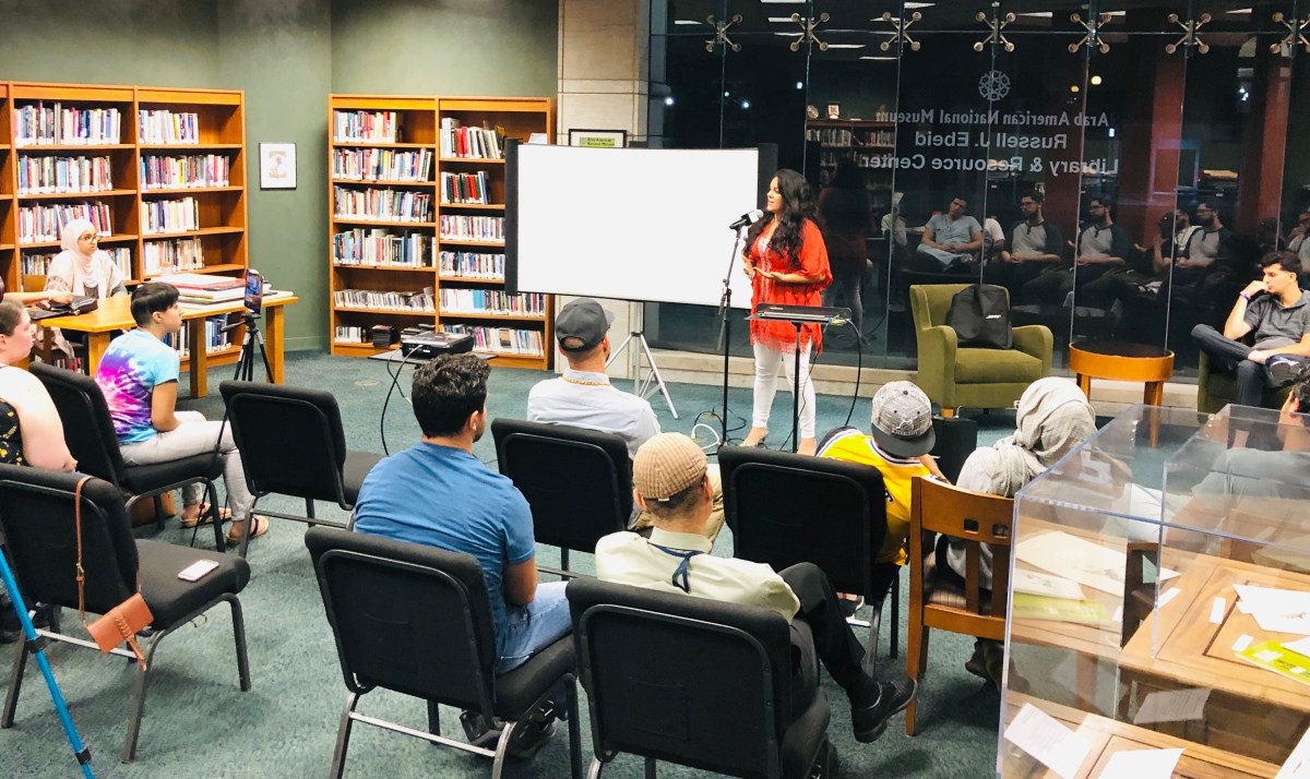 Dearborn Open Mic – Powerful Performance! Reda Taleb Recites “Whose ...