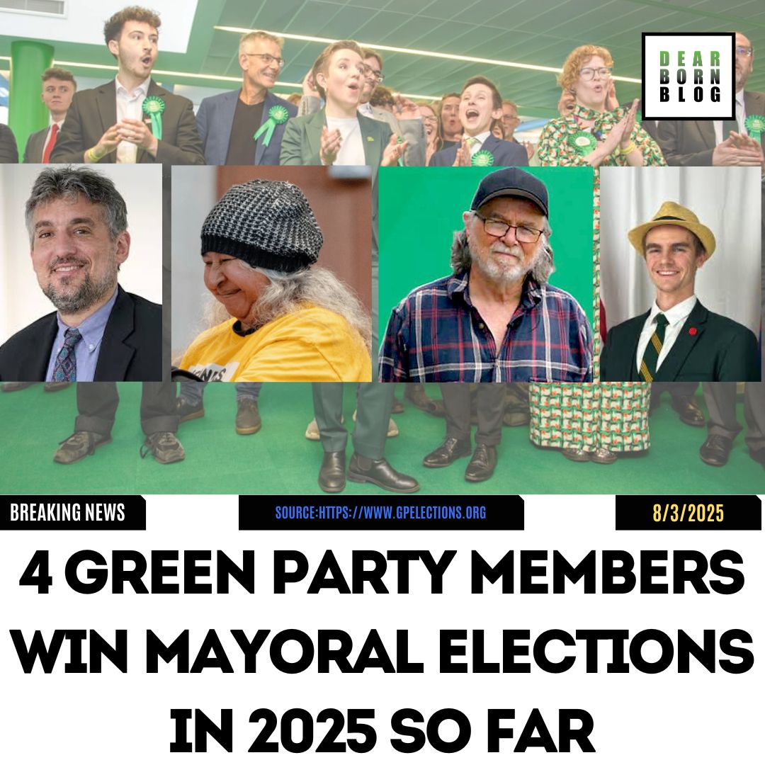 Green Party Mayors Elected Across Four U.S. Cities in 2025 – Dearborn Blog