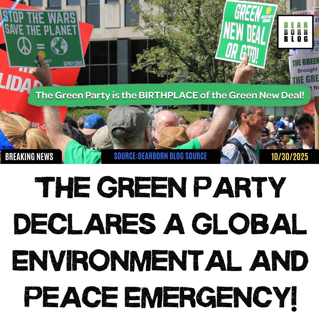 The Green Party Declares a Global Environmental and Peace Emergency ...